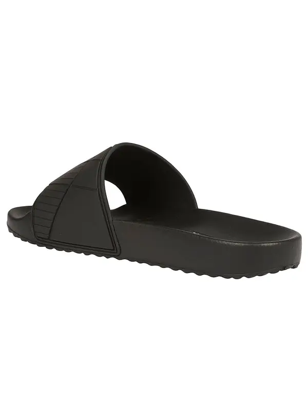 Prada Logo Slides - Black