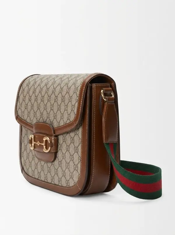 Gucci 1955 Horsebit Shoulder Bag - Brown