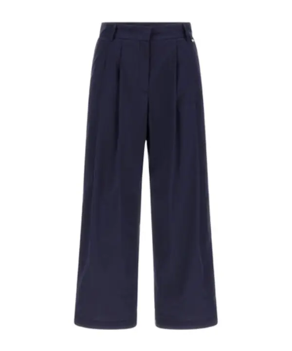 Herno Pleated Cropped Trousers