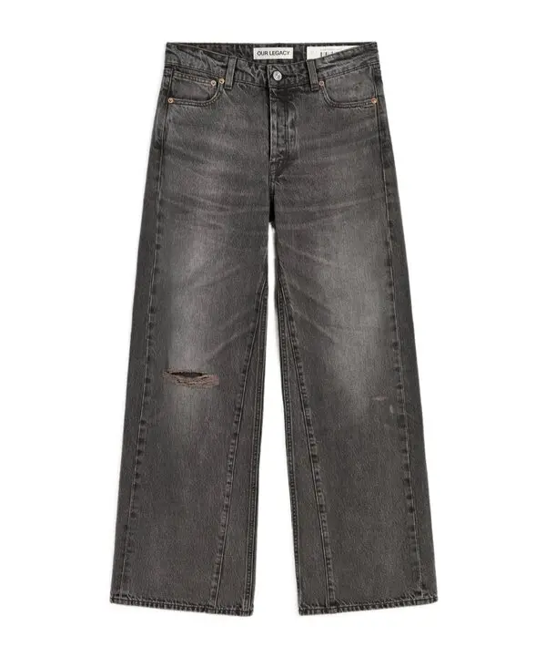 Our Legacy Treble Cut Distressed Jeans - Black