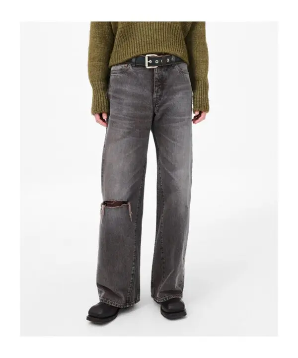 Our Legacy Treble Cut Distressed Jeans - Black