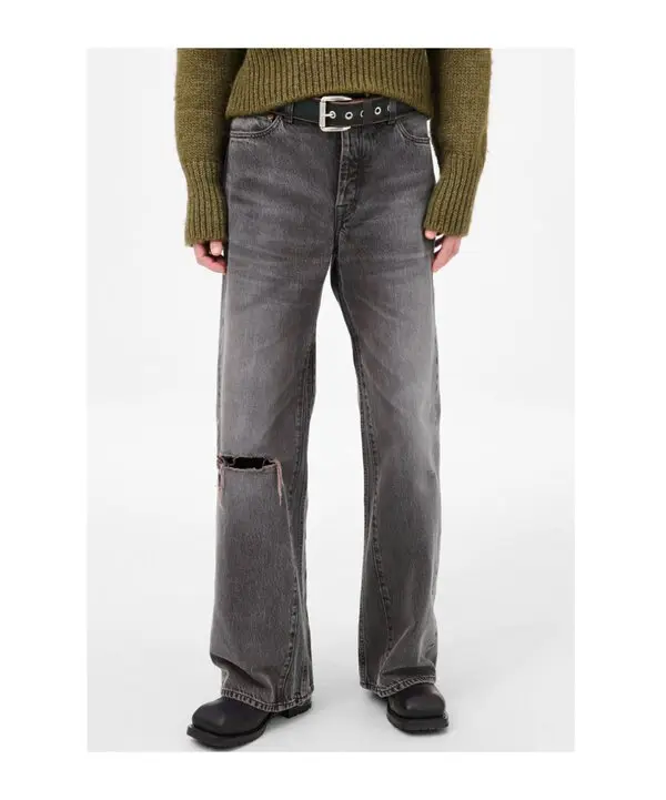Our Legacy Treble Cut Distressed Jeans - Black