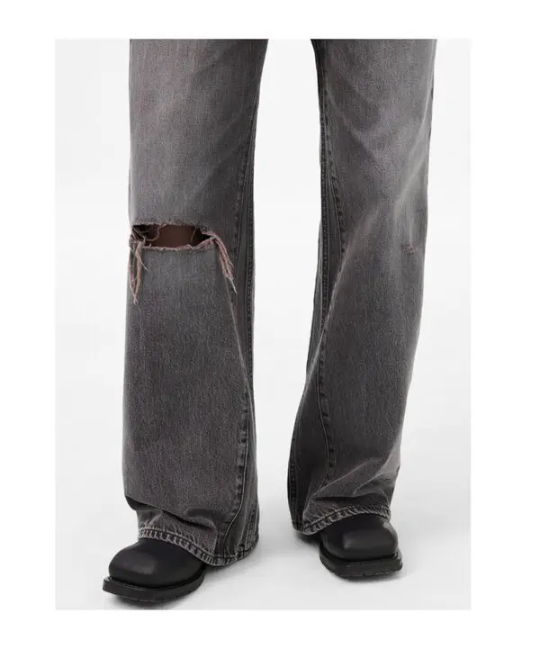 Our Legacy Treble Cut Distressed Jeans - Black
