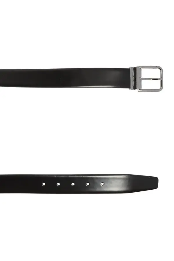 Dolce & Gabbana Polished Classic Belt - Black