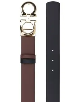 FERRAGAMO Gancini Logo Belt - Multicolor