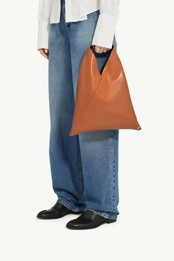 MAISON MARGIELA Small Japanese Tote Bag - Adobe Brown