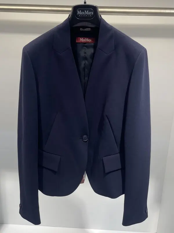 Max Mara Long-sleeved Suit Coat
