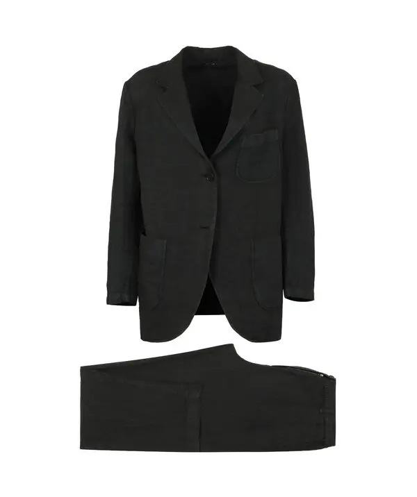 Aspesi Single-breasted Suit Set With Notch Lapel