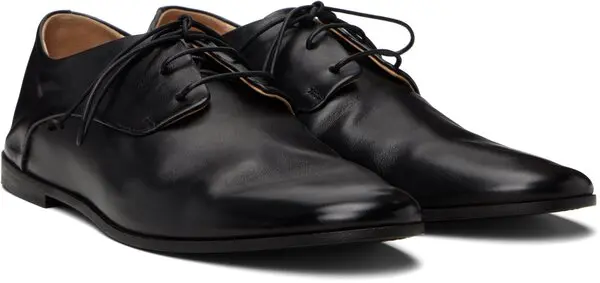 Marsèll Pleated Calfskin Lace-up Derby Shoes