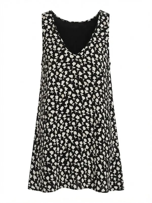 Max Mara Sleeveless V-neck Dress
