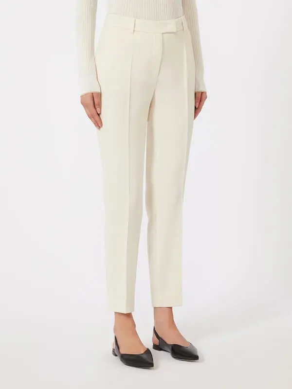 Max Mara Tailored Straight-leg Trousers - Beige