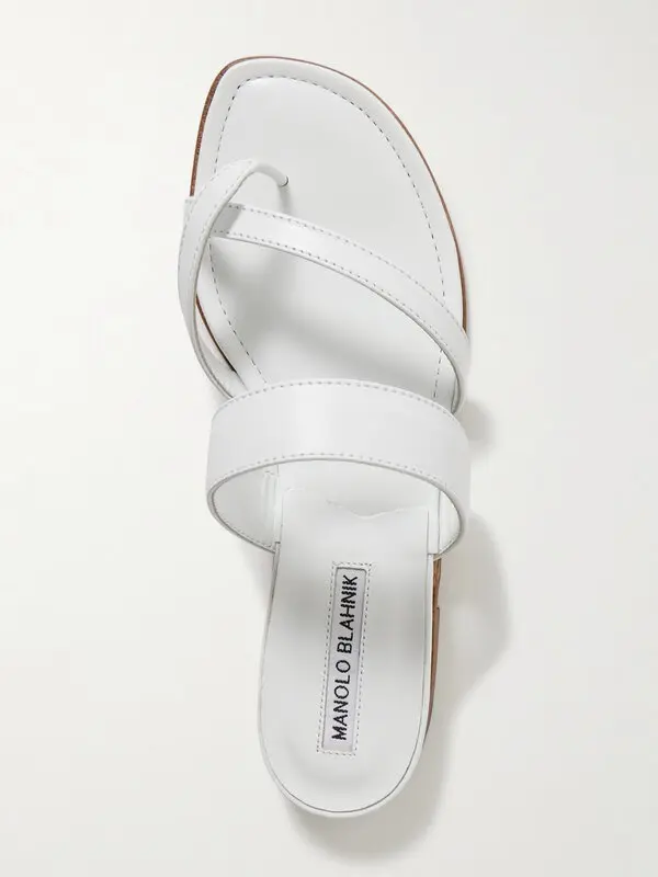 Manolo Blahnik Leather Sandals