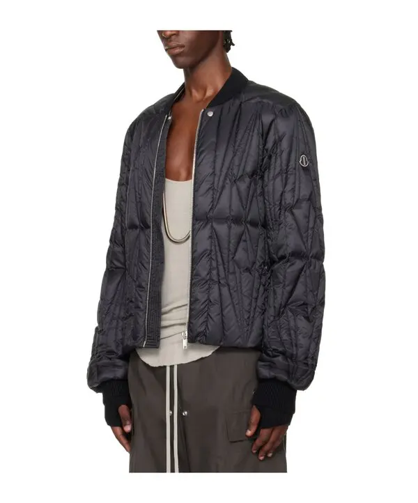 Moncler Geocamo Zip-up Jacket - Black