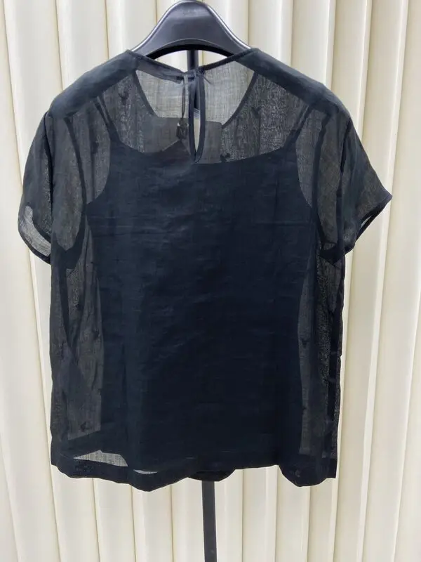 Max Mara Crew Neck Short-sleeved Top