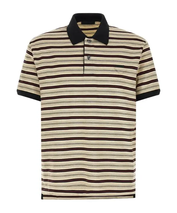 Prada Short-sleeved Cotton Polo Shirt