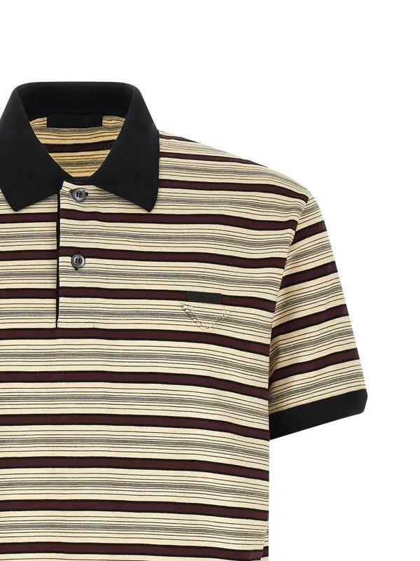 Prada Short-sleeved Cotton Polo Shirt