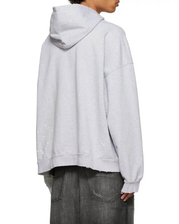 Balenciaga Graphic Distressed Hoodie