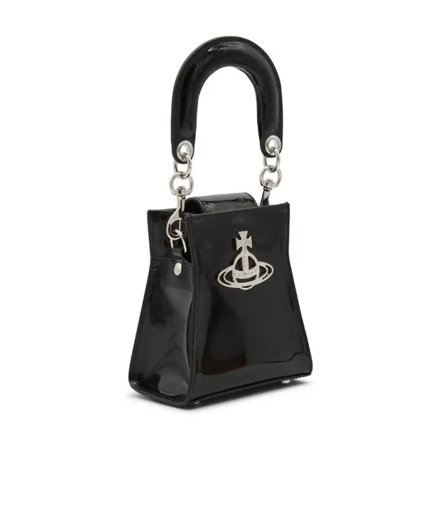 VIVIENNE WESTWOOD Patent Leather Tote Bag