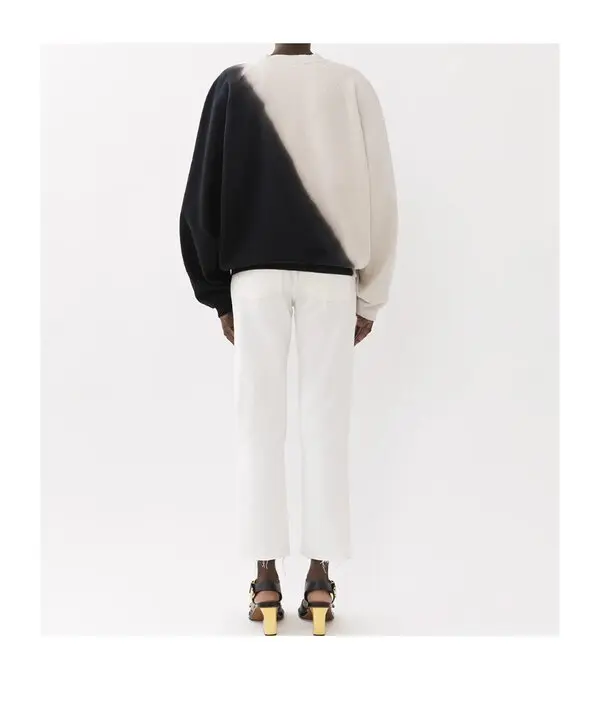 Chloé Tie-dye Logo Cotton Sweatshirt