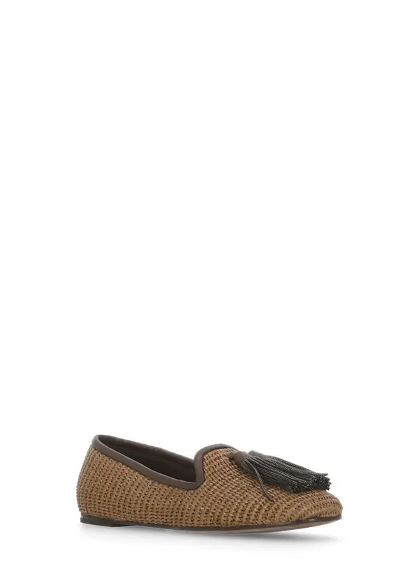 Brunello Cucinelli Round Toe Loafers