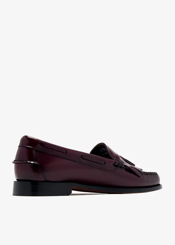 G.H. BASS  CO G.h. Bass & Co. Weejuns Esther Kiltie Flat Loafers