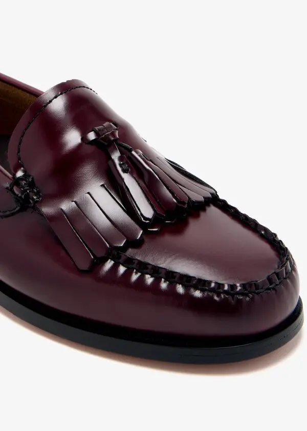 G.H. BASS  CO G.h. Bass & Co. Weejuns Esther Kiltie Flat Loafers