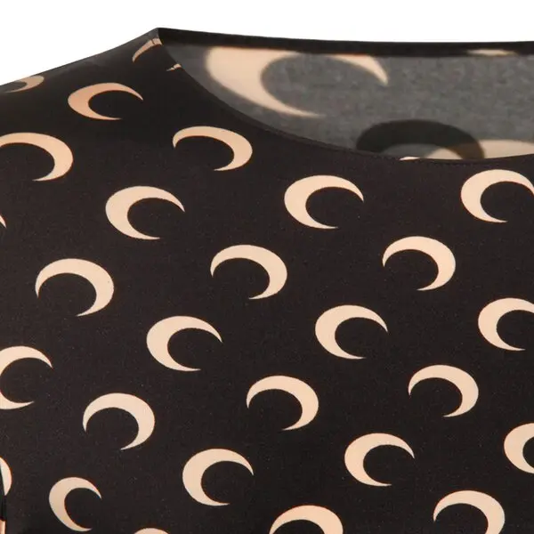 MARINE SERRE Moon Print Long-sleeve T-shirt