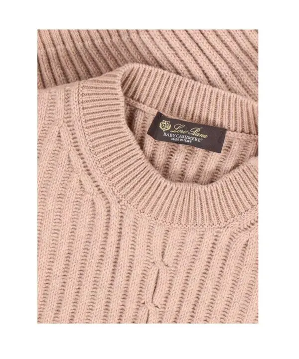 Loro Piana Plane Tree Crewneck Jumper - Pink