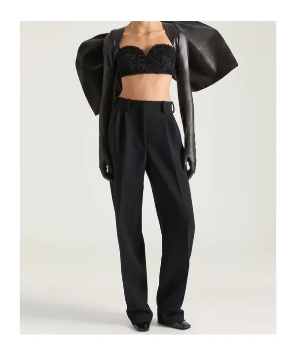 Givenchy Furry Cropped Top