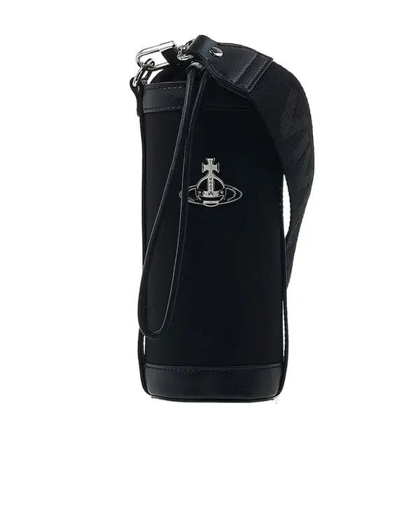 VIVIENNE WESTWOOD Logo Shoulder Bag - Black