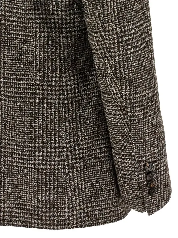 Dolce & Gabbana Dolce Gabbana Checked Single-breasted Blazer