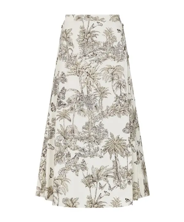 Dior Dioriviera Mid-length Flared Skirt