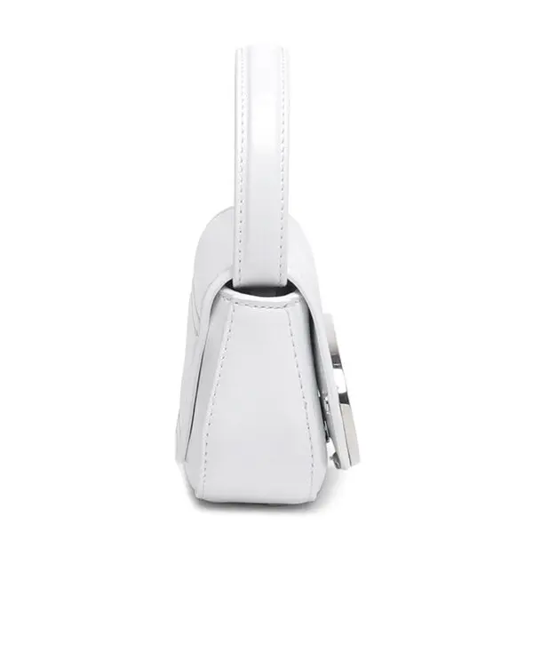 DIESEL® 1dr Logo Detailed Xs Shoulder Bag - White