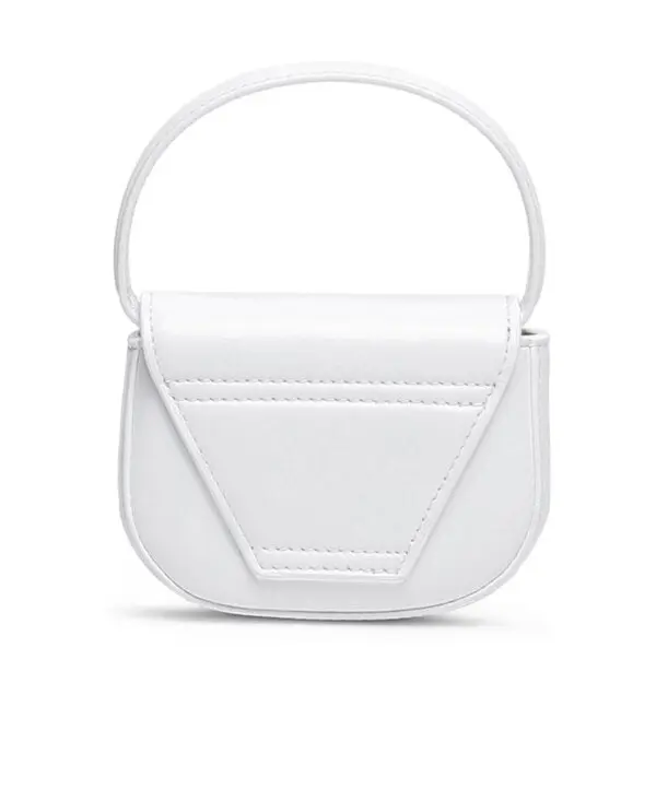 DIESEL® 1dr Logo Detailed Xs Shoulder Bag - White