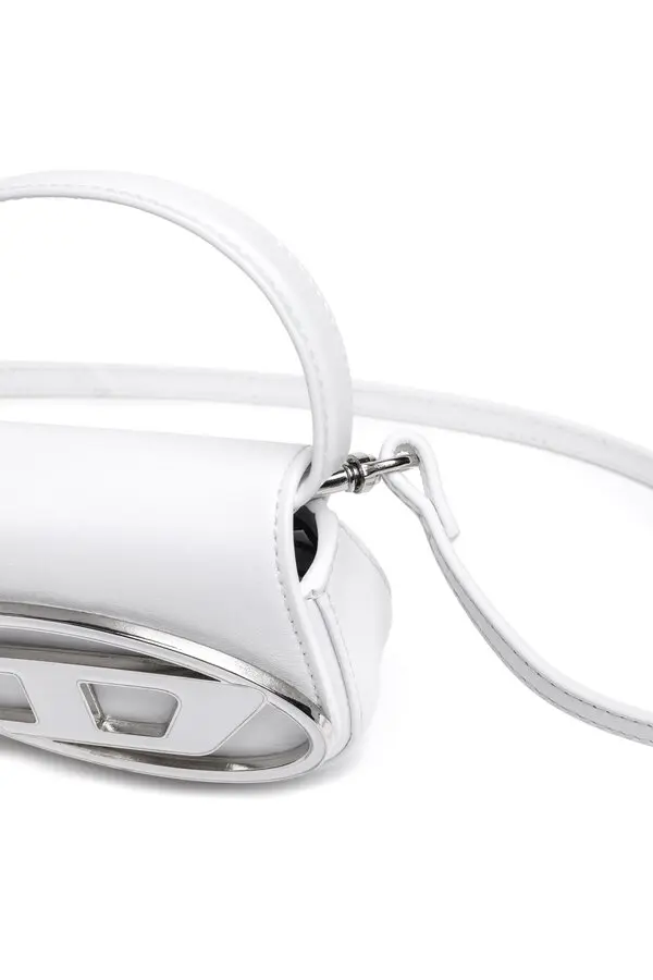 DIESEL® 1dr Logo Detailed Xs Shoulder Bag - White