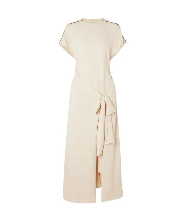 Victoria Beckham Sash Detail Maxi Dress