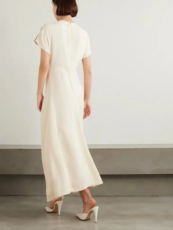 Victoria Beckham Sash Detail Maxi Dress