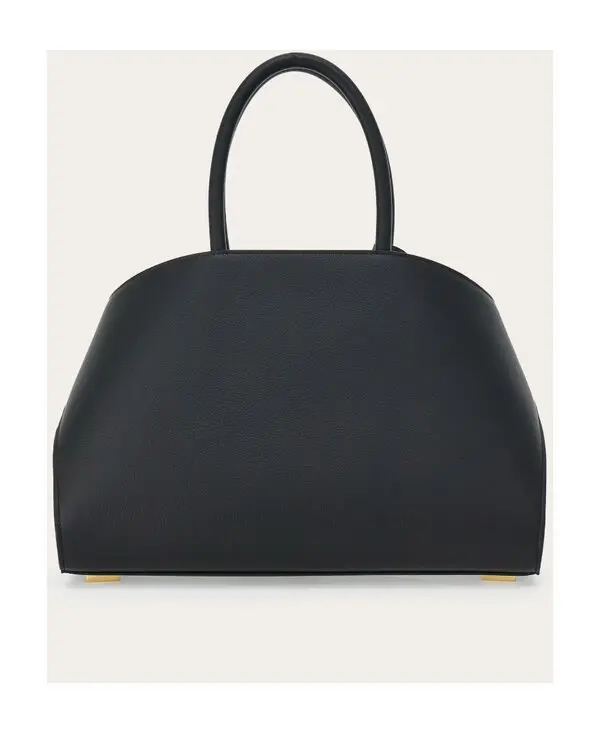 FERRAGAMO Gancini Logo Tote Bag - Black
