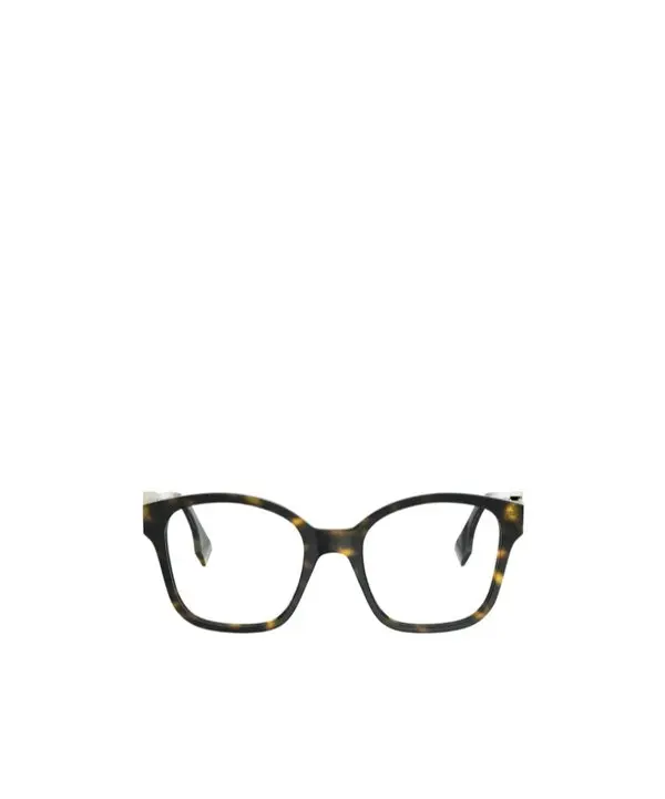 Fendi Geometric Eyeglasses - Black