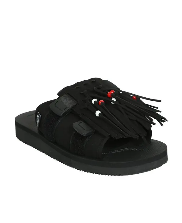 Suicoke Logo Tassel Detail Flip Flops