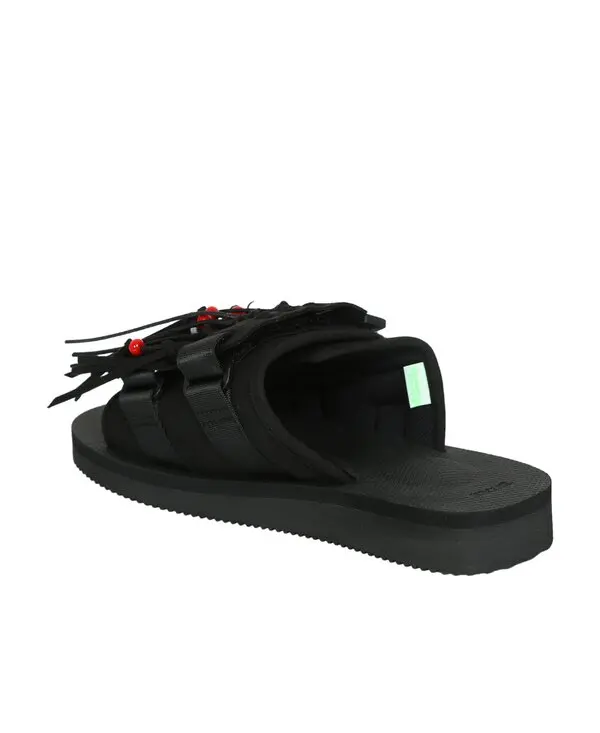 Suicoke Logo Tassel Detail Flip Flops