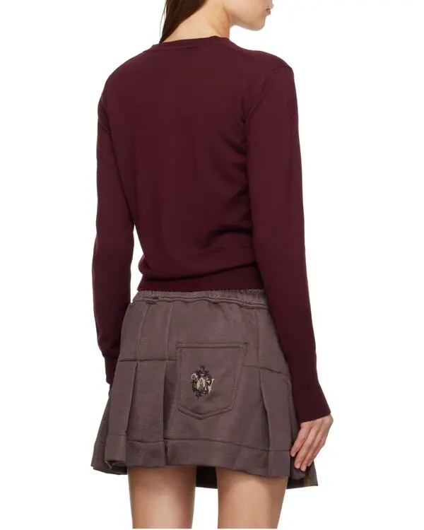 VIVIENNE WESTWOOD Orb Embroidered Buttoned Cardigan