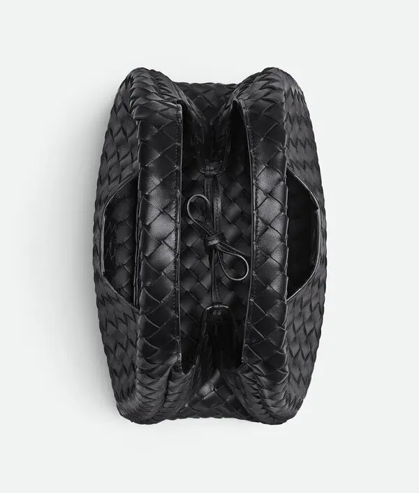 Bottega Veneta Campana Shoulder Bag - Black