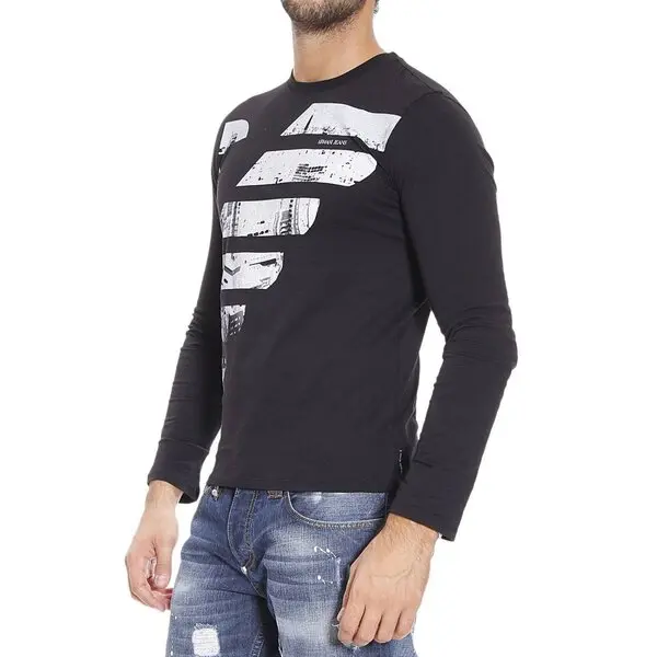 Emporio Armani Long-sleeved Printed T-shirt