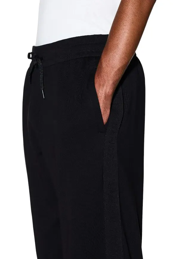 Armani Exchange Drawstring-fastening Track Pants - Black