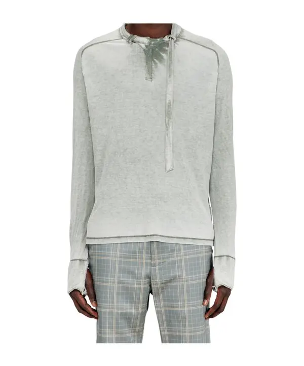 DIESEL® Ribbed Cut-out Knitted Sweater