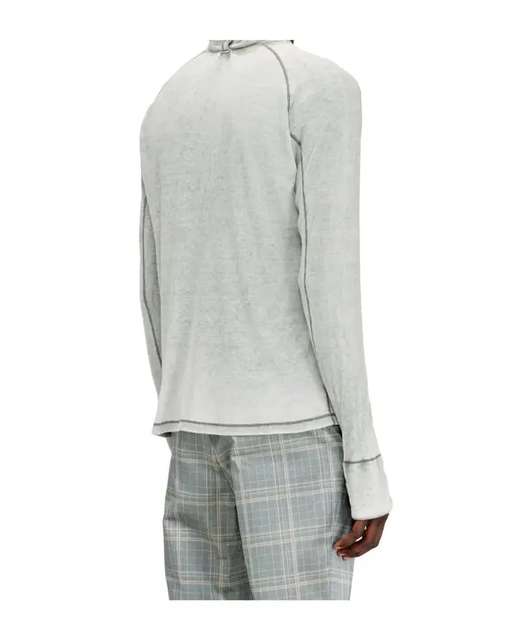 DIESEL® Ribbed Cut-out Knitted Sweater