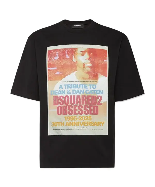 Dsquared2 Graphic Printed Crewneck T-shirt