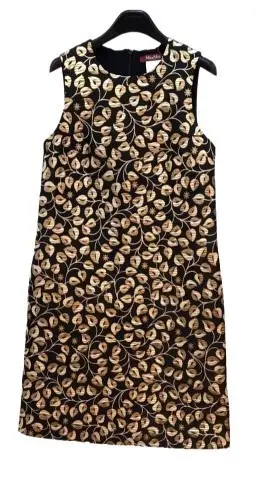 Max Mara Sleeveless Graphic Detail Dress
