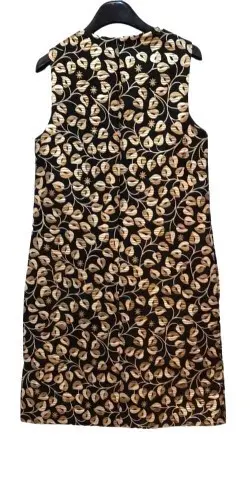 Max Mara Sleeveless Graphic Detail Dress